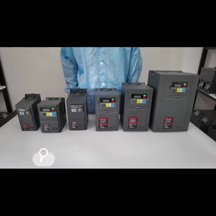 1Phase 3Phase 220V 380V 0.4 - 7.5KW VFD Motor Speed Controller ...