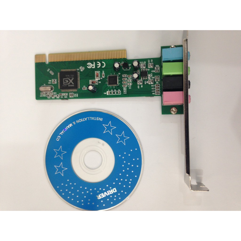 PCI SOUND CARD (4 CHANNEL) W/DRIVER,for Windows XP/VISTA/7/8 ( Not for ...