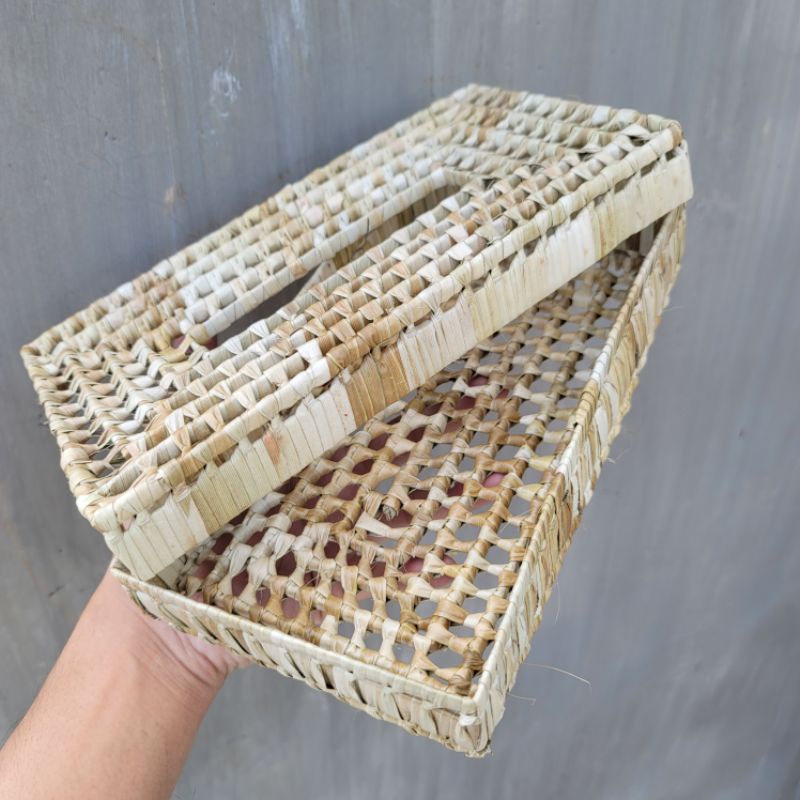 Native Pandan Tissue Box 9x5x2.25 inch | Shopee Philippines