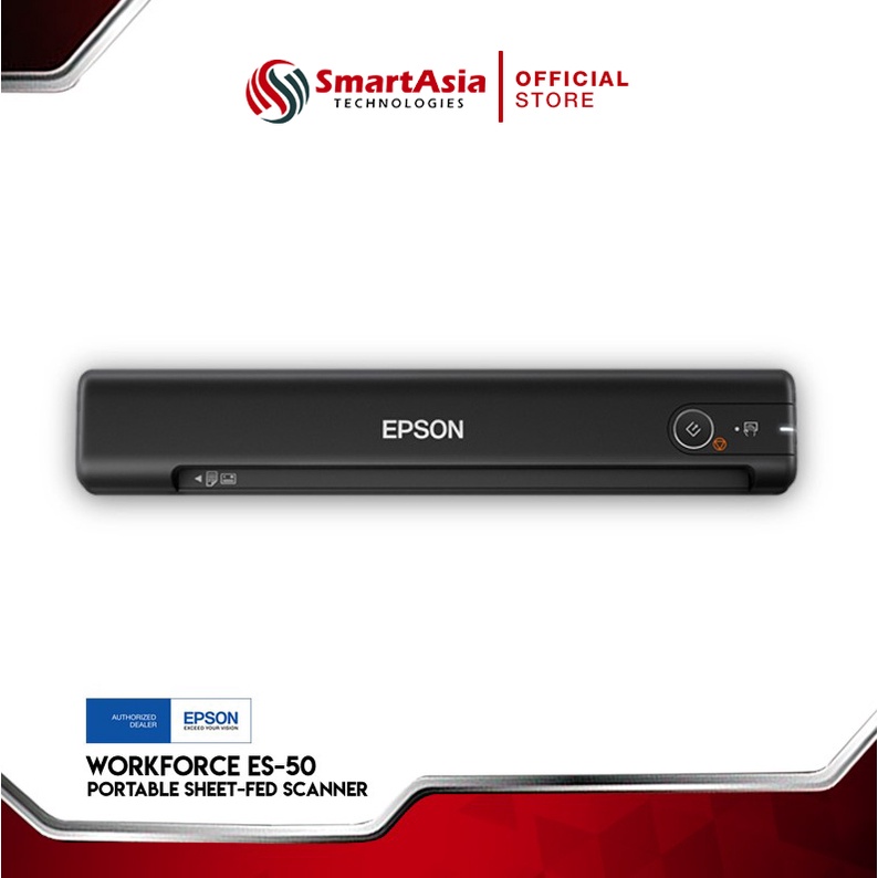 Epson WorkForce ES-50 Mobile Scanner, Built-in battery (600x600 DPI ...