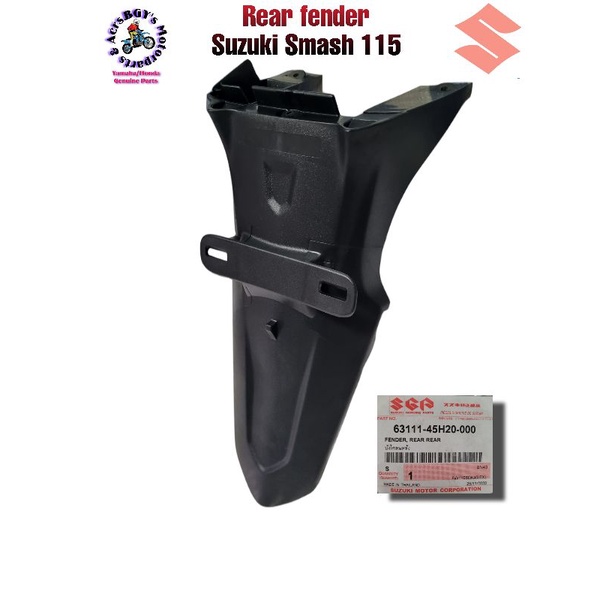 Suzuki Rear fender smash 115(suzuki genuine parts) | Shopee Philippines