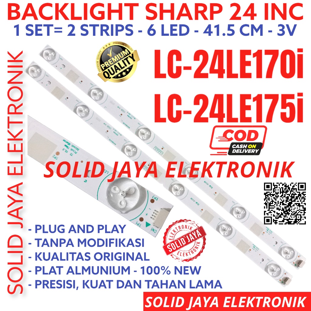 SHARP LED TV BACKLIGHT 24 INC LC 24LE170 24LE175 LC24LE170 LC24LE175 ...