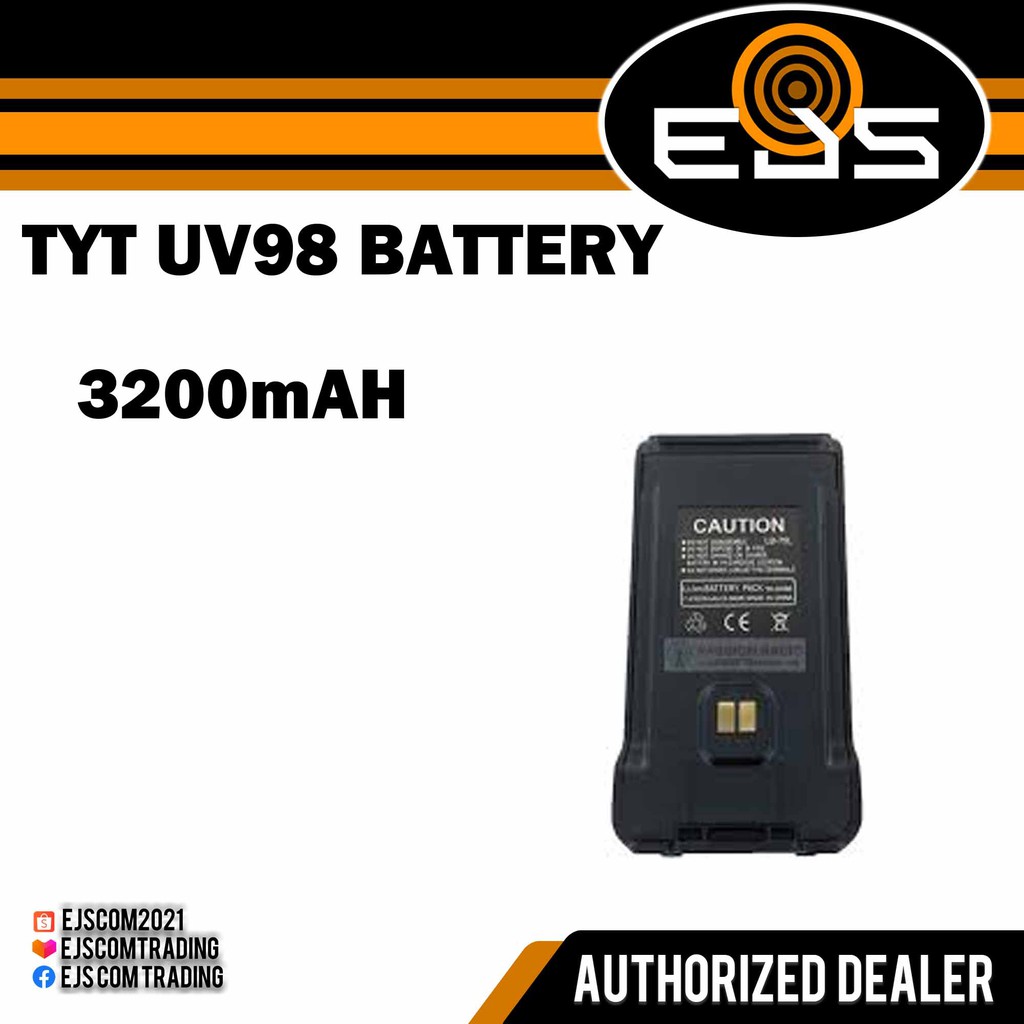 TYT ACCESSORIES FOR TYT UV8000D AND TYT UV98 PORTABLE RADIO | Shopee ...