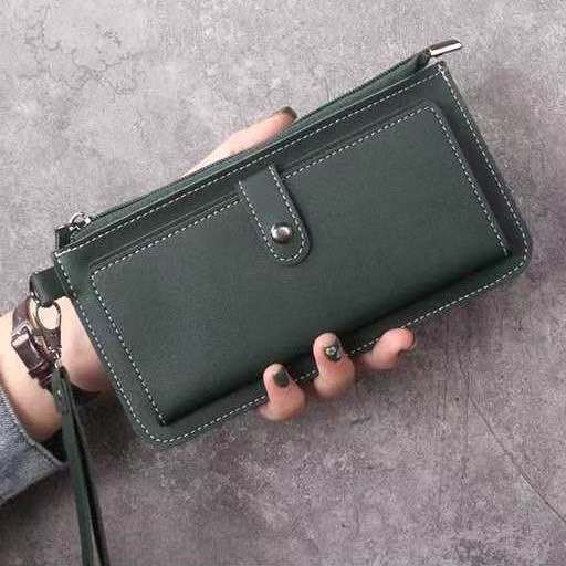 YY.BAG#8012 KOREAN PU LEATHER LONG WALLET WOMEN | Shopee Philippines