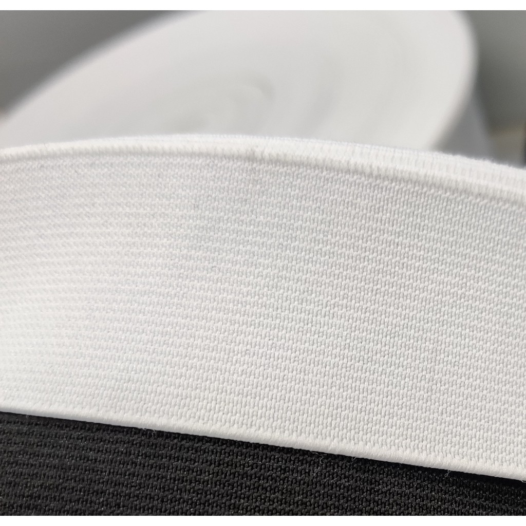 1 1/2 inch JAPAN GARTER / LOOM GARTER WHITE 36 YARDS PER ROLL (MAKAPAL ...