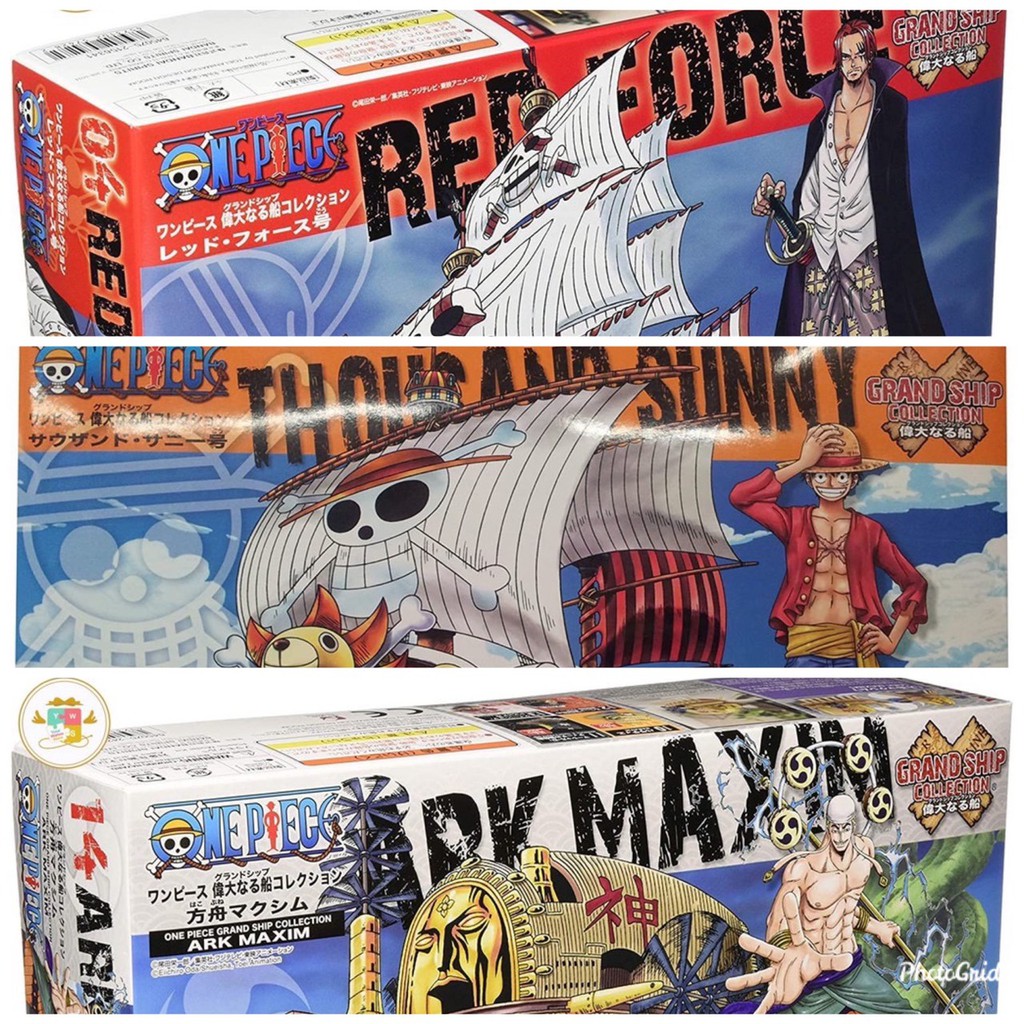 one piece model figure Great Ship Boat Luffy Red Hair Enel | Shopee ...