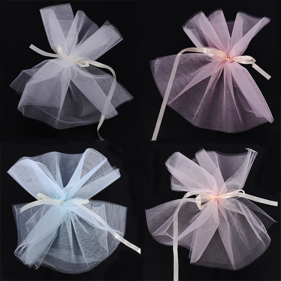 Wrapped Yarn Easy to USE Flowers Wrapping Tulle Gauze Mesh Hole Yarn ...