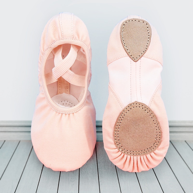 Ballet Flats Shoes Women Dance Sneakers Ballerina Shoes for Girls Kids ...
