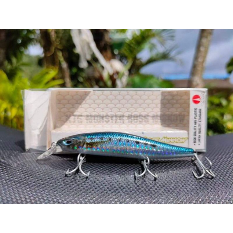 ?Kts Monster Boss Minnow, 14.5 Grams, 95Mm, Suspending Type, With 3 Vmc ...