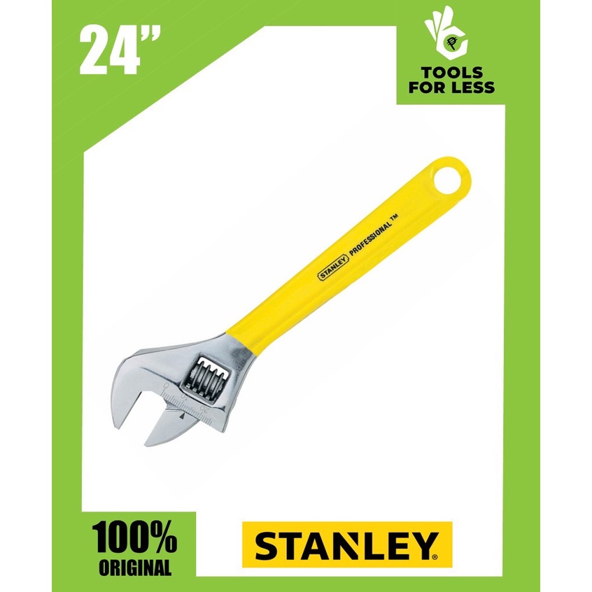 Stanley Adjustable Wrench 24" 97-797-23 | Shopee Philippines