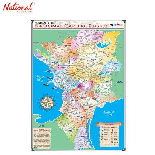 National Capital Region Map National Book Store | Shopee Philippines
