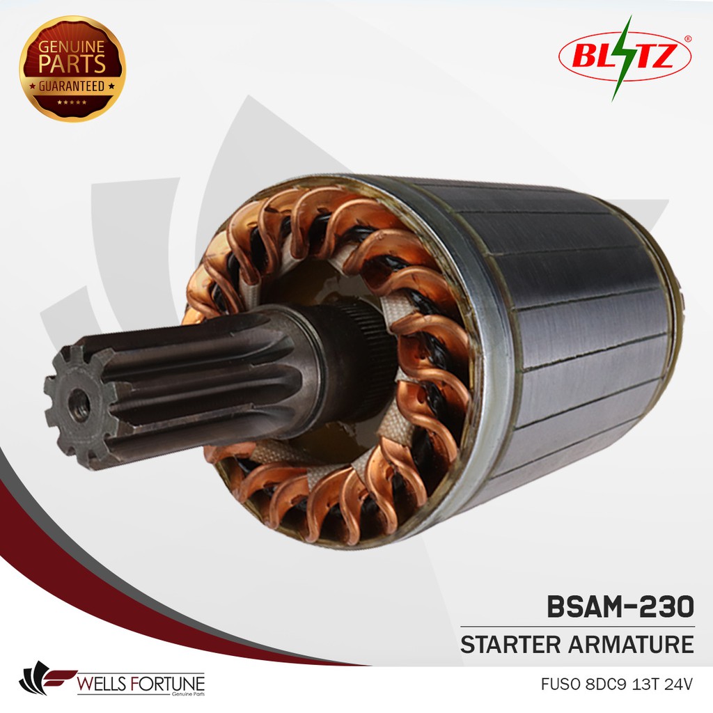 FUSO 8DC9 BLITZ STARTER ARMATURE (1PC) | Shopee Philippines