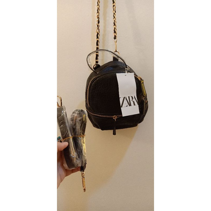 zara backpack/sling (mpo) | Shopee Philippines