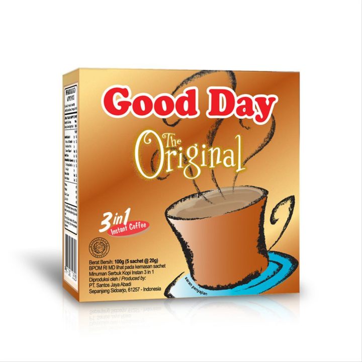 Coffee Drink - Good Day 3 in 1 Instant Coffee The Original 100gr ...