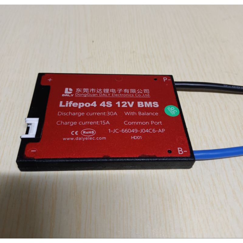 BMS Lifepo4 4S 12V 10A~50A DALY BMS for lifepo4 32650 3.2v nominal Wide ...