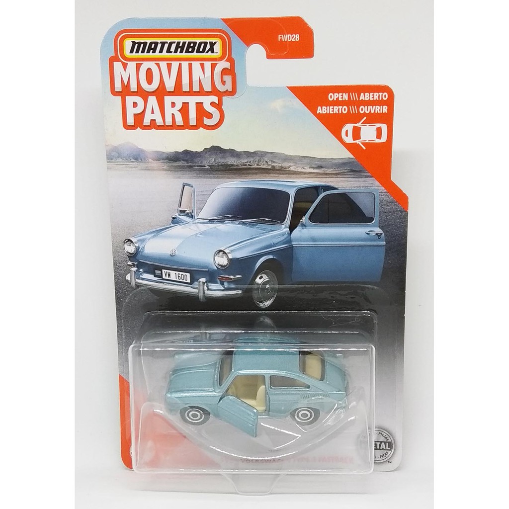 Matchbox Moving Parts 1965 Volkswagen Type 3 Fastback | Shopee Philippines