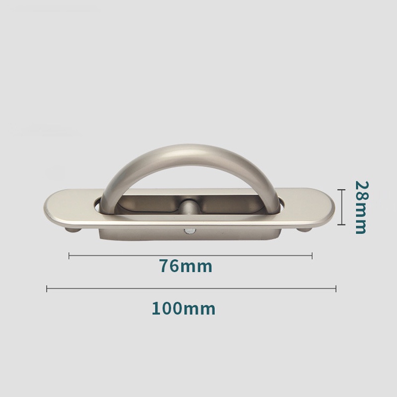 Tatami Hidden Handle Rotating Zinc Alloy Recessed Flush Pull Cover ...