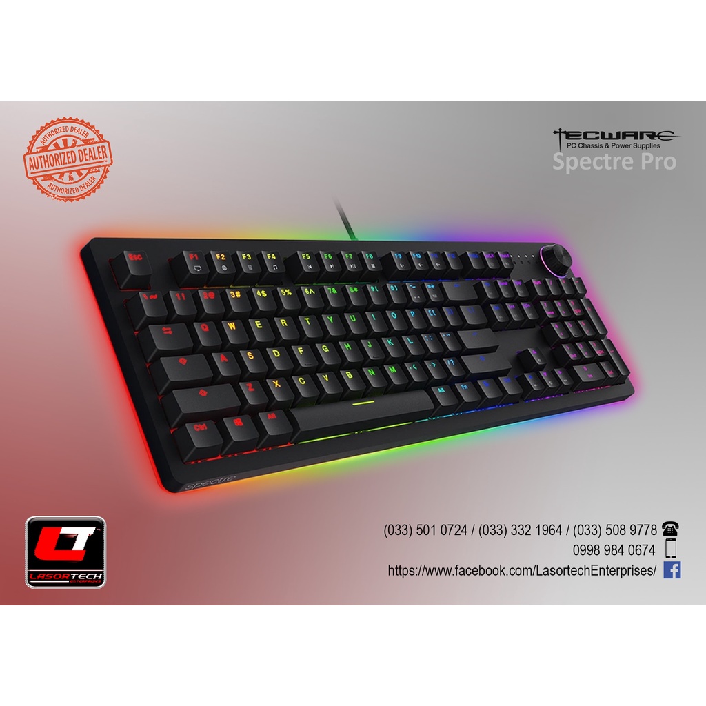Tecware Spectre PRO BLUE Switch | Outemu | Mechanical Keyboard | RGB ...