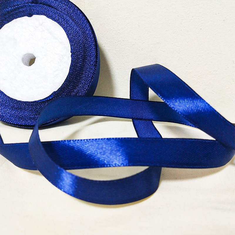 25 yards / roll deep blue ribbon wedding decoration home decoration ...