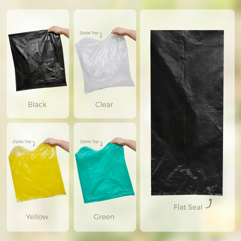 BIODEGRADABLE Garbage bag Trash bag Clear (Small/Medium/Large/XL/XXL ...