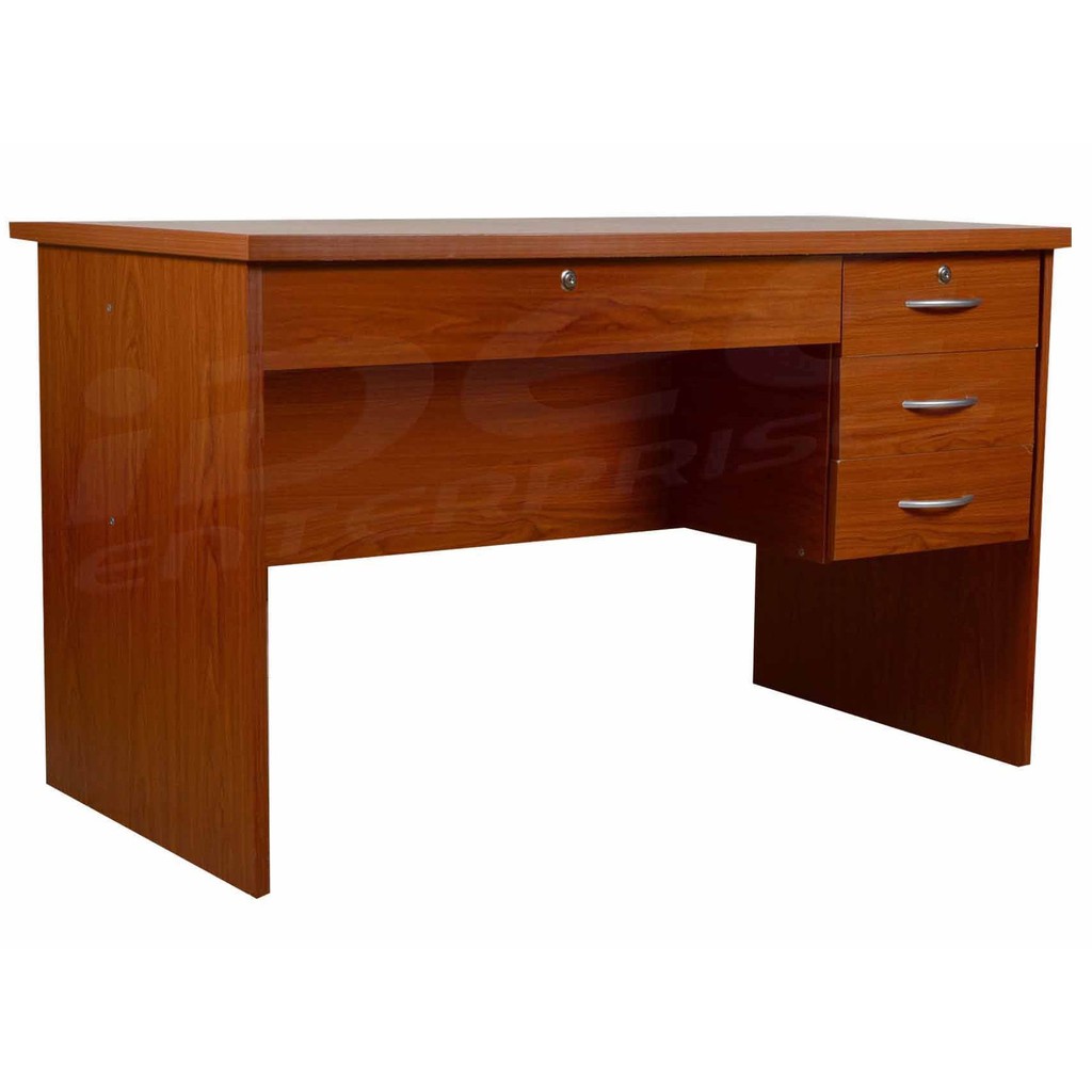 OFFICE TABLE with 4 DRAWERS and LOCK - TAILEE #1302 | Shopee Philippines