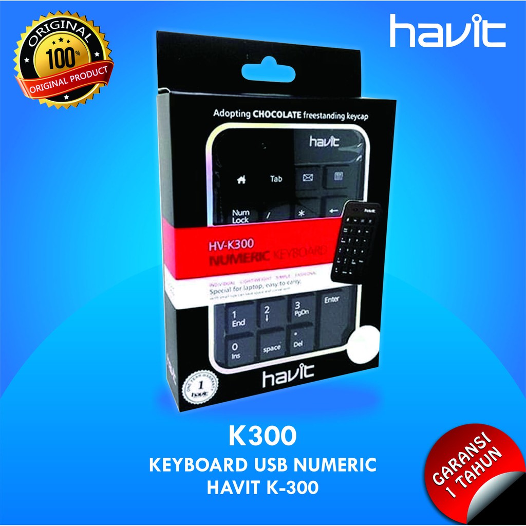 Havit K300 Usb Numeric Keyboard | Shopee Philippines