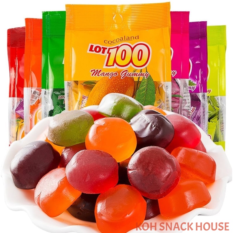 Lot 100 Fruit Gummy 150g (Orange / Strawberry / Mango / Apple / Blackcurrant / Assorted Fruits ...