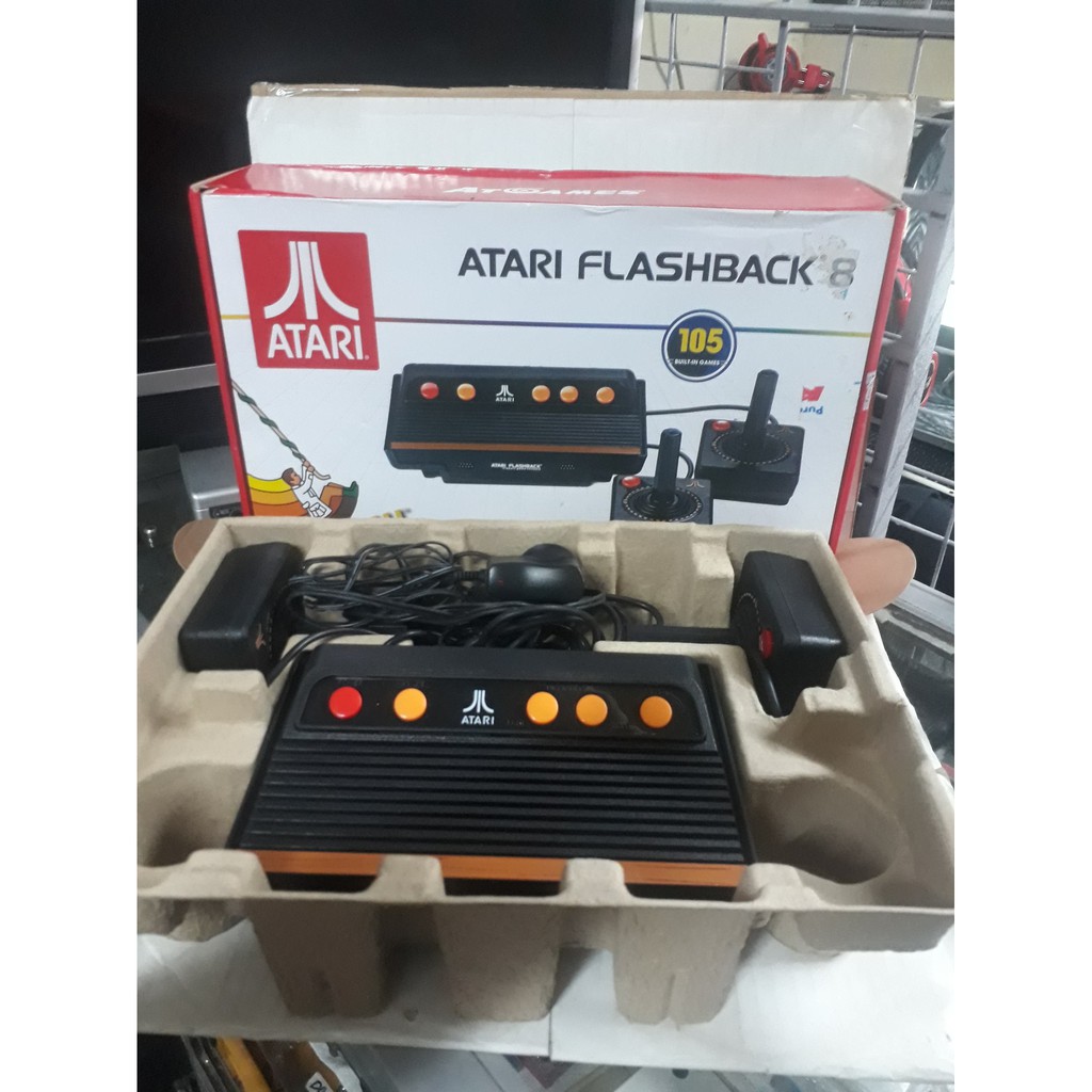 Atari Flashback 8 Game System 105 Built In Games 2 Wired Joysticks | Shopee Philippines