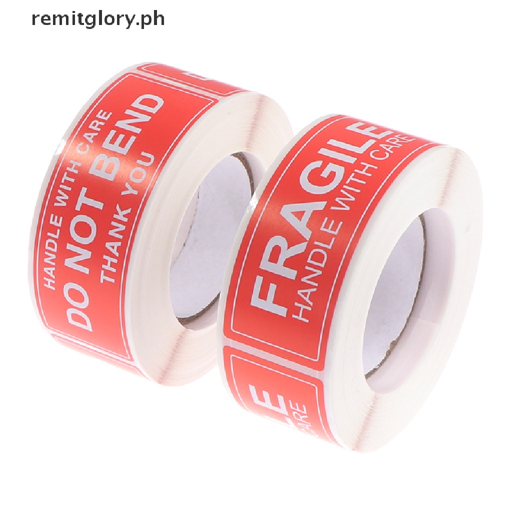 remitglory 250Pcs Fragile Warning Stickers Handle With Care Do not Bend ...