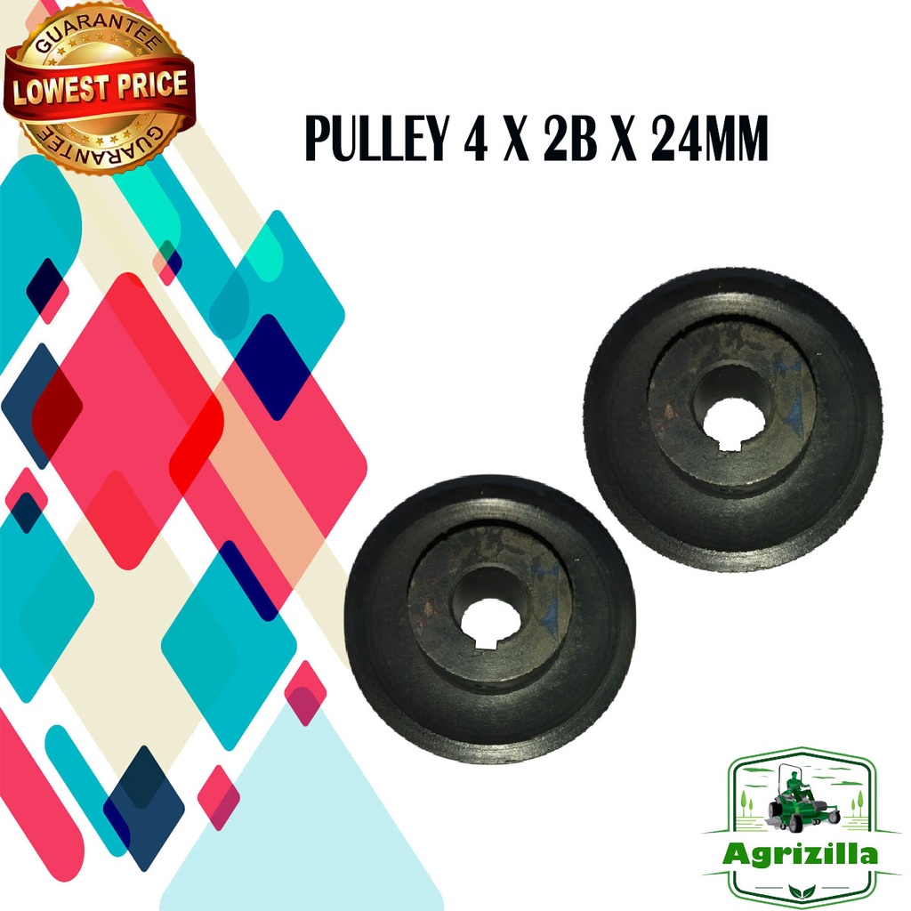 Industrial Pulley 4 x 2B x 24mm For Agricultural Machineries Engine ...