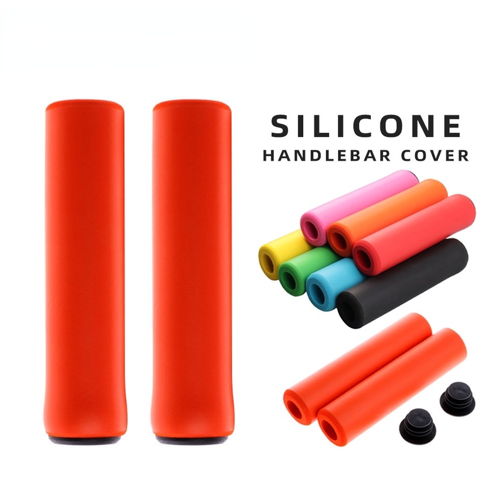 Ultralight Bike Grip Mtb Handle Anti-Skid Shock-Absorbing Soft ...