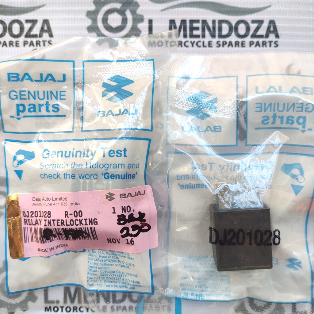 Rouser 180 Relay Interlocking Genuine DJ201028 | Shopee Philippines