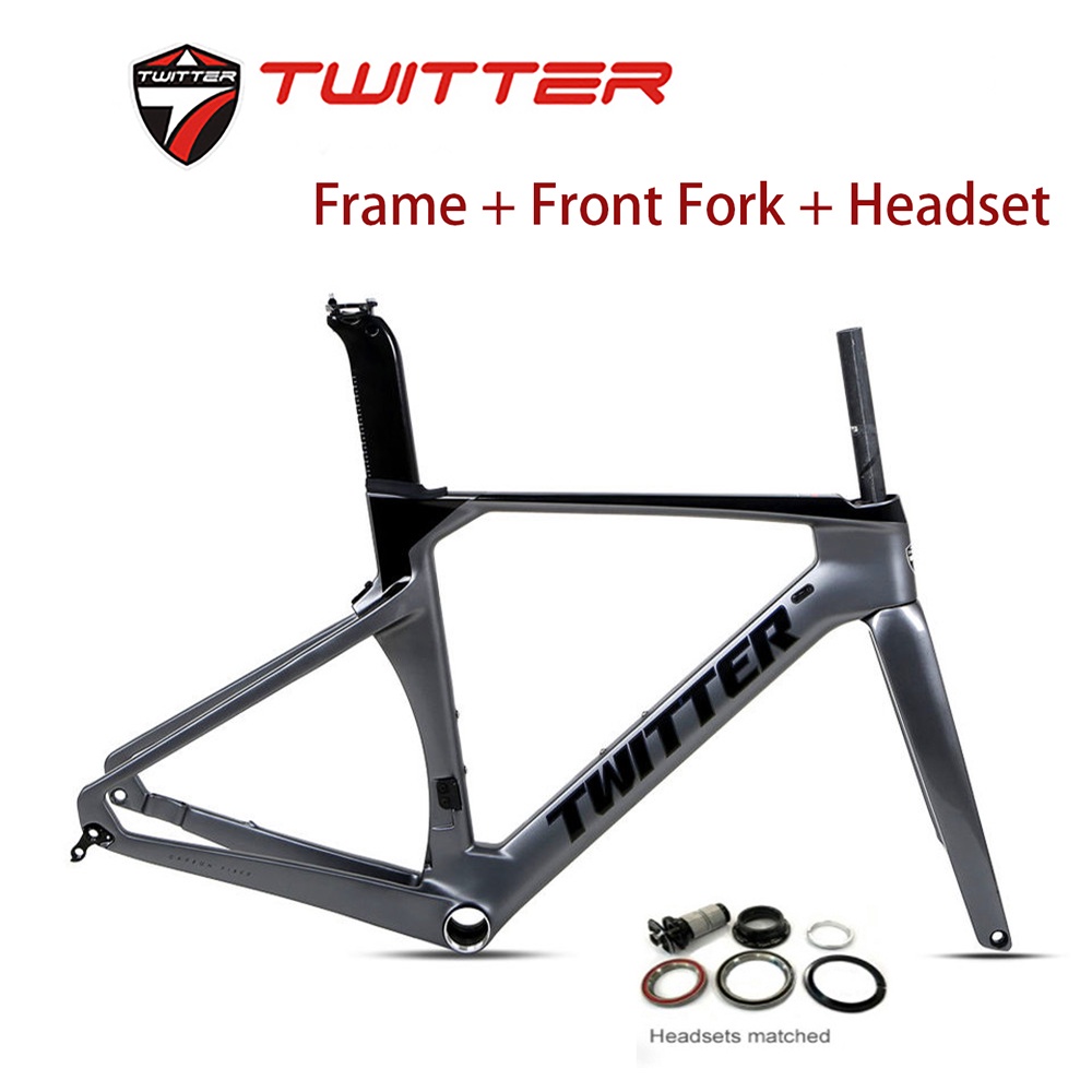 Twitter R5 Carbon Fiber Road Bike Disc Brake/C Brake Frame 700C Disc ...