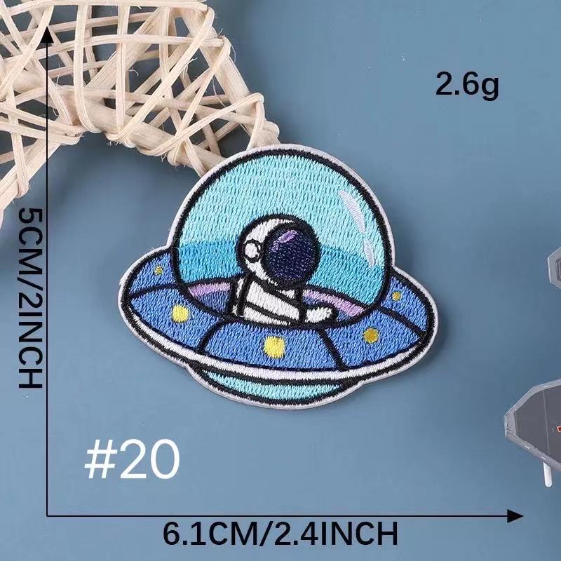 computer embroidery badge patch DIY handmade embroidered cloth patch ...