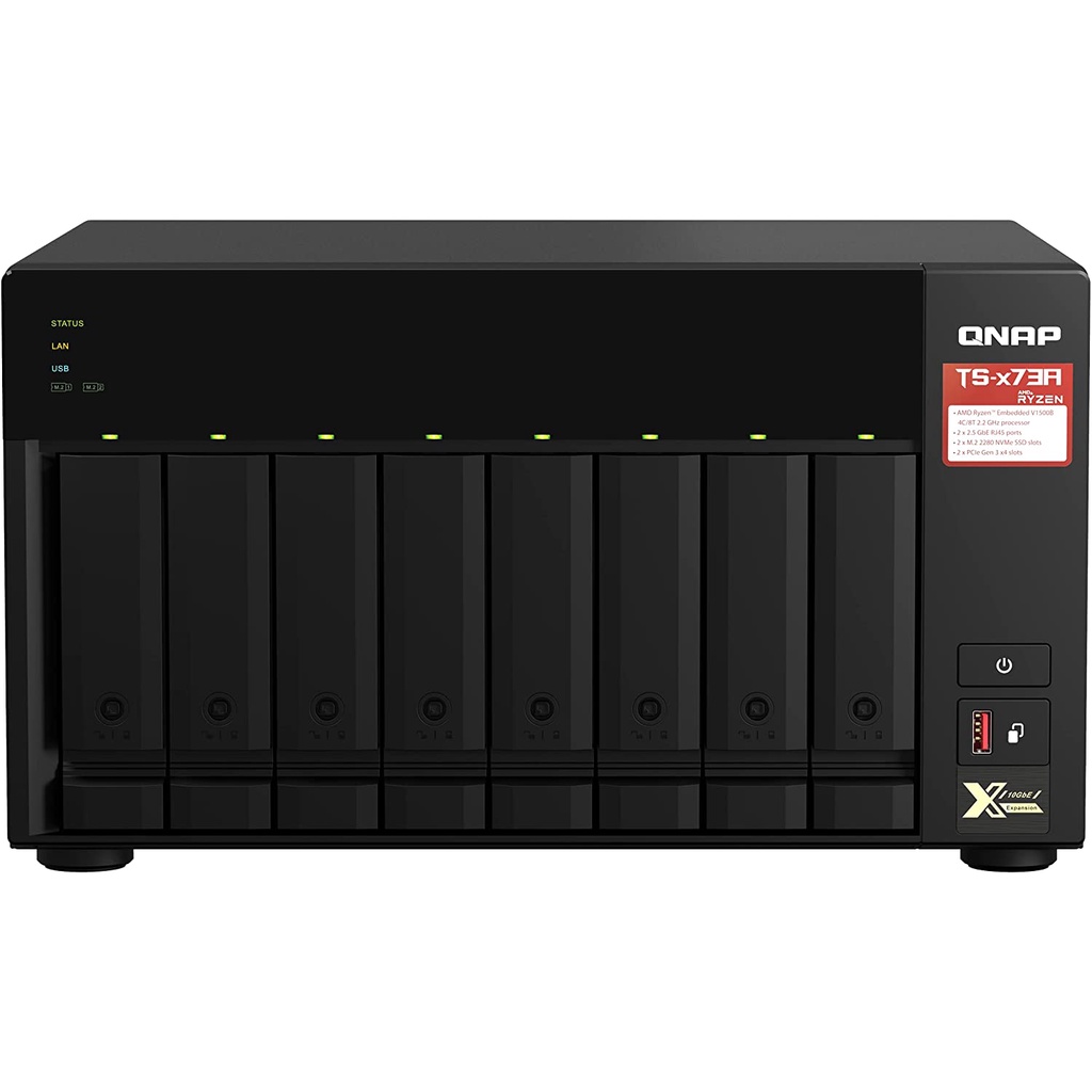 QNAP Ts-873A-8G 8 Bay High-Performance Nas With 2 X 5Gbe Ports And Two ...