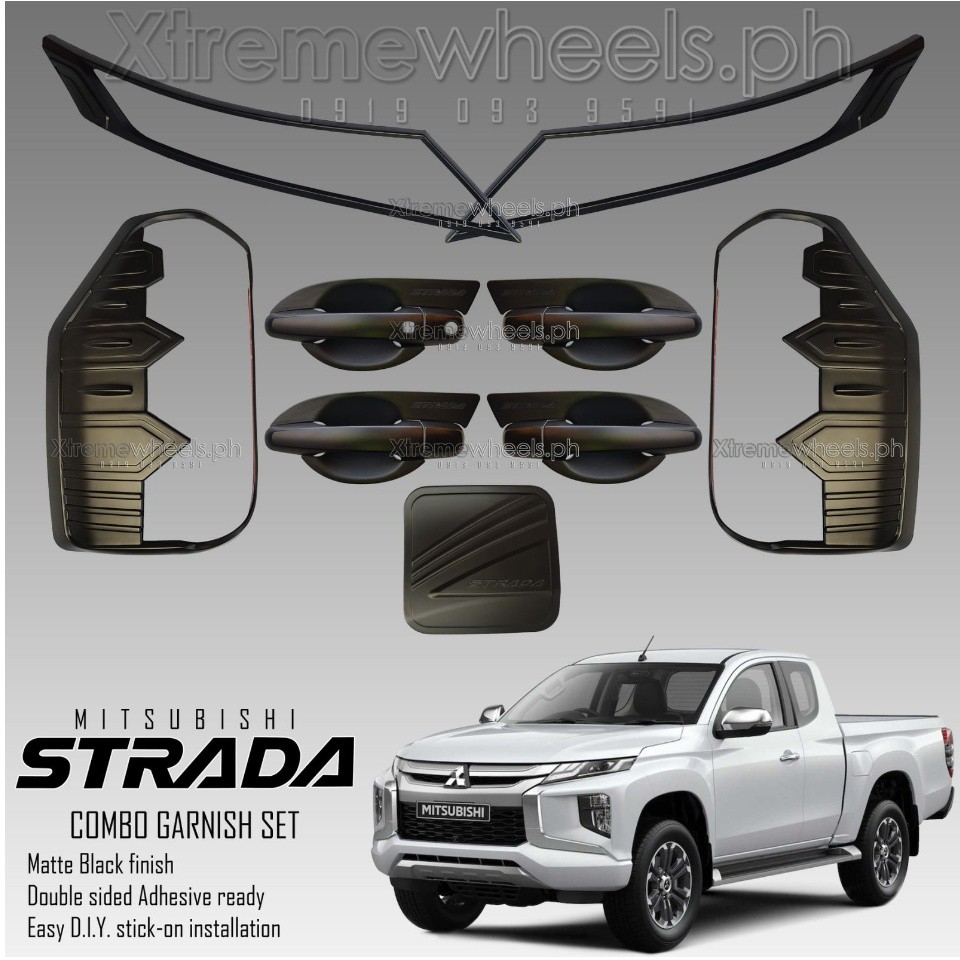 Strada 2019 - 2023 Matte Black Cover Thailand Made ( garnish cover ...