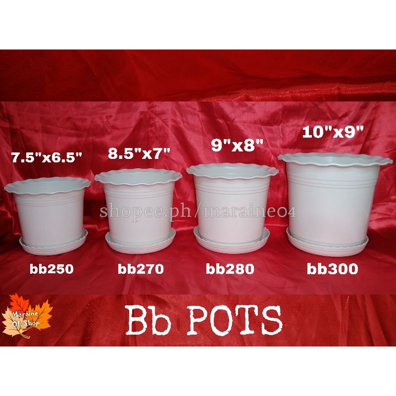 Bb POT / WAVE POT INDOOR OUTDOOR POT | Shopee Philippines