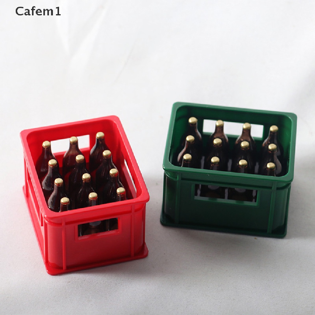 Cfph 1:12 Dollhouse Mini Beer Drink Bottle Beer Box Drink Box Bar ...
