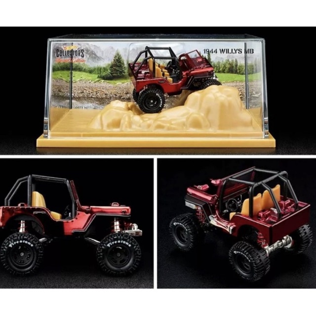 Hobby Store Hot Wheels RLC 1944 Willys MB 2021 Exclusive Red model car | Shopee Philippines