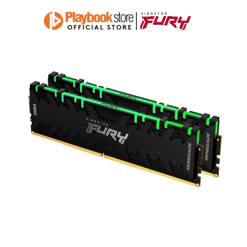 Kingston Fury Renegade RGB 32Gb(2X16) 3200Mhz Ddr4 Cl16 Kit Of 2 ...