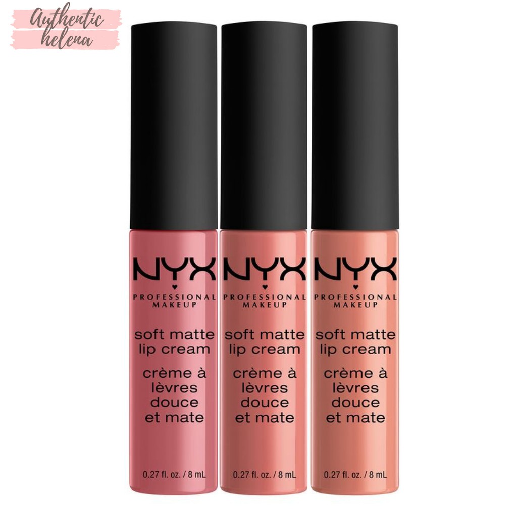 NYX PROFESSIONAL MAKEUP Soft Matte Lip Cream Cannes / Stockholm ...