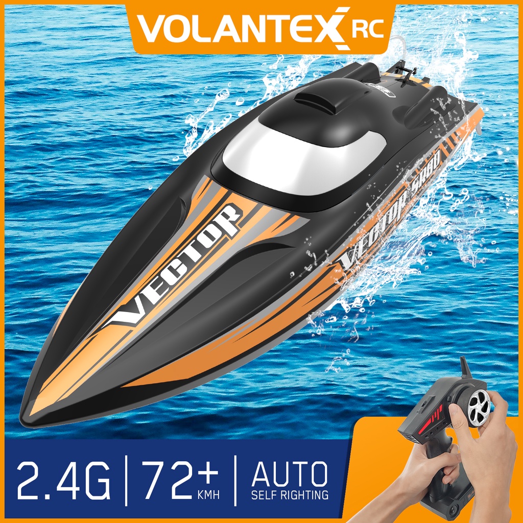 VOLANTEXRC High Speed RC Boat Control Vector SR80 72kmh Auto Roll Back ...