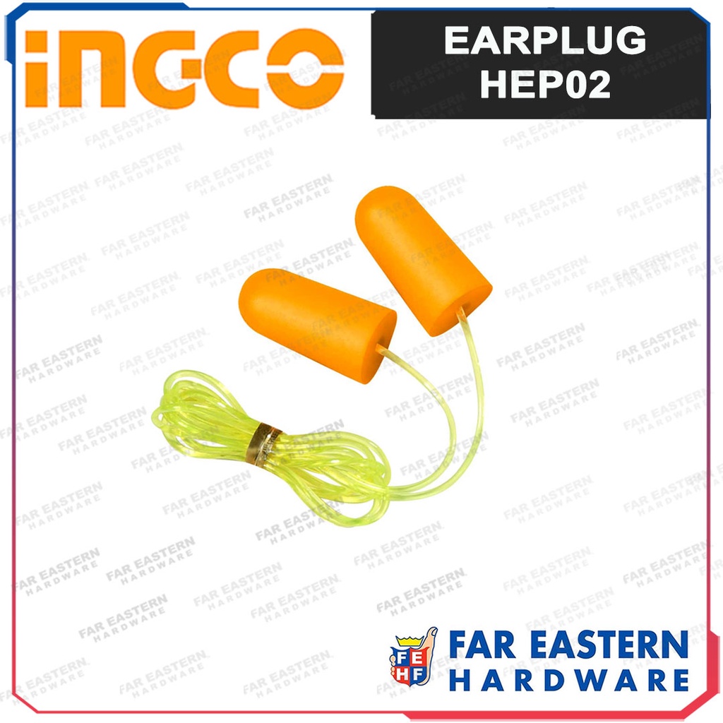 INGCO PU Foam Earplug 1Pair Ear Plug HEP02 INHT | Shopee Philippines