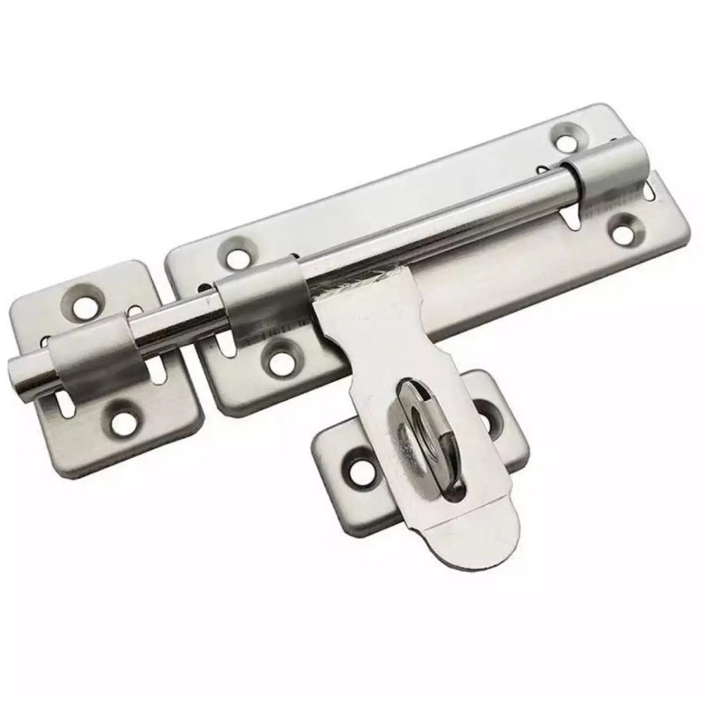 8 inches Stainless Steel Door Lock with Screws Barrel Bolt Latch ...