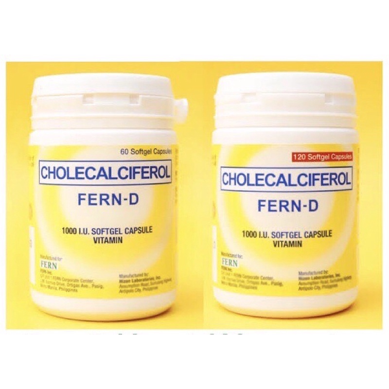 Fern D 60pcs./120pcs. (Vitamin D) | Shopee Philippines