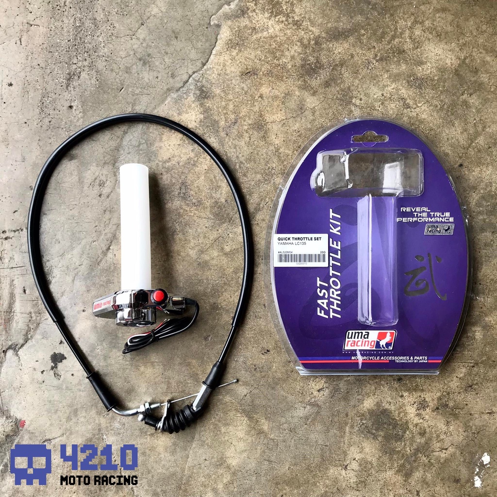 UMA RACING QUICK THROTTLE BODY KIT w/ CABLE for SNIPER 135/RAIDER 150 ...