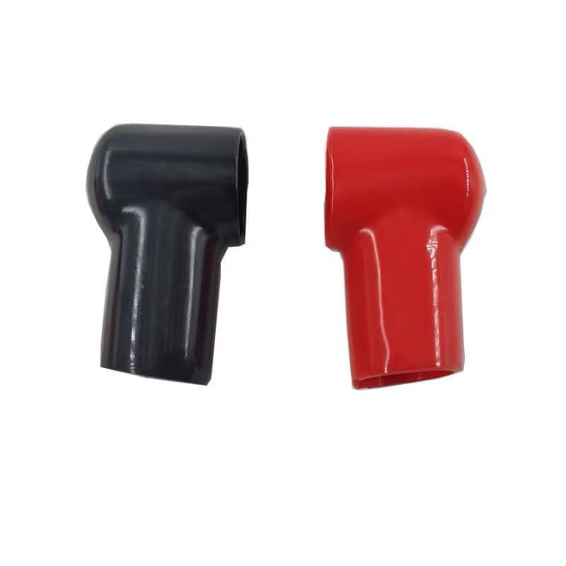 Black and Red battery terminal boot rubber insulating cover | Shopee ...