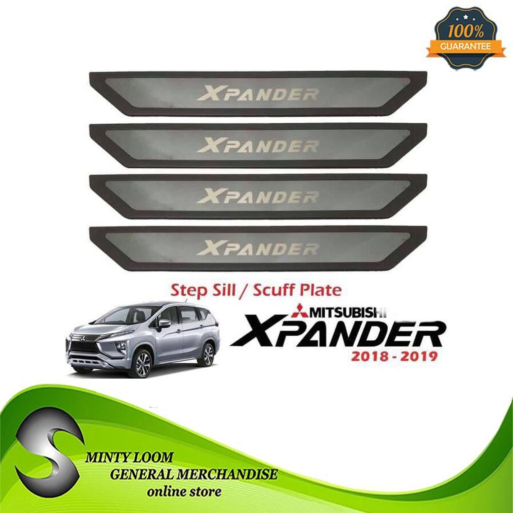 2018-2020 Mitsubishi Xpander Door Side Step Sill / Scuff Plate | Shopee ...