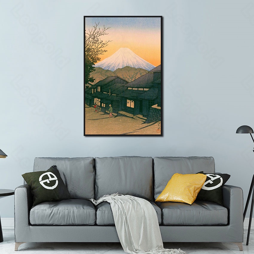 Japanese Style Murals Cartoon Extinct Volcano Frameles Poster Home ...