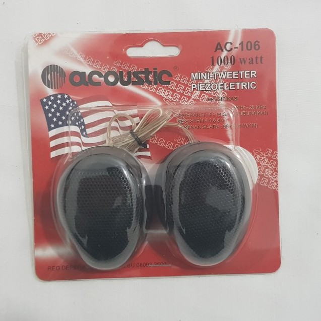 TWEETER MINI PIEZOELECTRIC ACOUSTIC AC-106 | Shopee Philippines